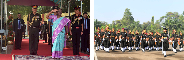 President of India Presents President's Colour To Armed Forces Medical ...