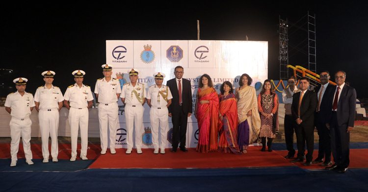 Launch of DSC A 21 (Yard 326) Second Ship of 05 X Diving Support Craft (DSC) Project on October ...