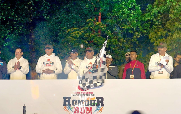 Indian Army Conducts 'Honour Run – Indian Army Veteran's Half Marathon'