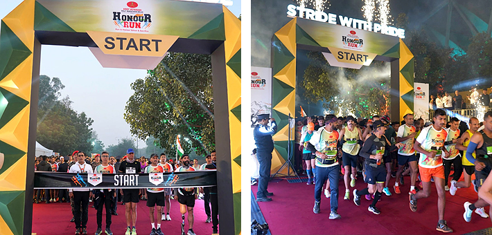 Indian Army Conducts 'Honour Run – Indian Army Veteran's Half Marathon'