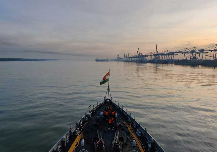 INS Sumedha visits Port Klang