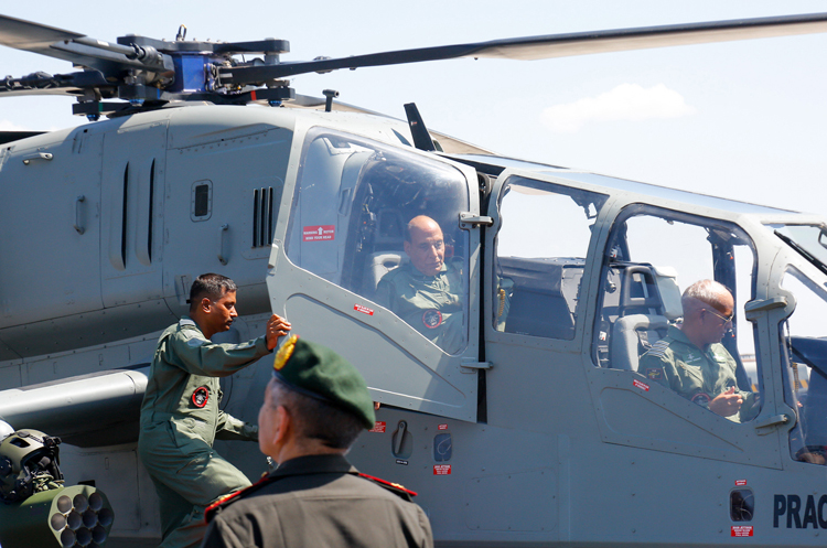 Indigenously Designed and Developed Light Combat Helicopter (LCH) inducted into Indian Air Force