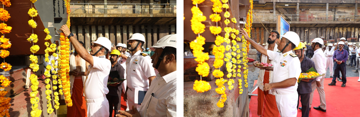 Keel Laying of Fourth Ship (BY 526, Malpe) and Fifth Ship (BY 527 ...