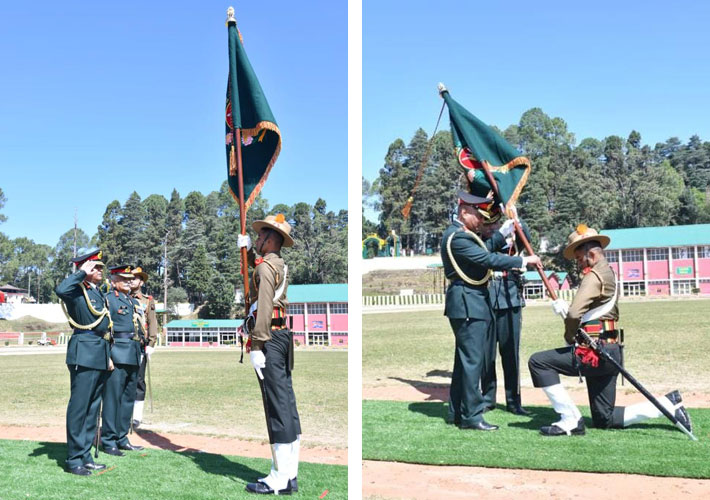 Army Chief Presents the President's Colours to Third Battalion the Naga ...
