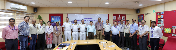 MoU between Indian Navy and Space Applications Centre (ISRO) for ...