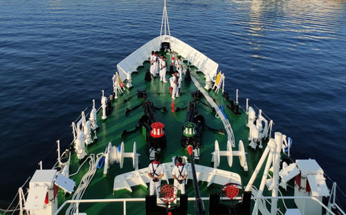 Indian Coast Guard Offshore Patrol Vessel Sajag arrives at Muscat, Oman ...